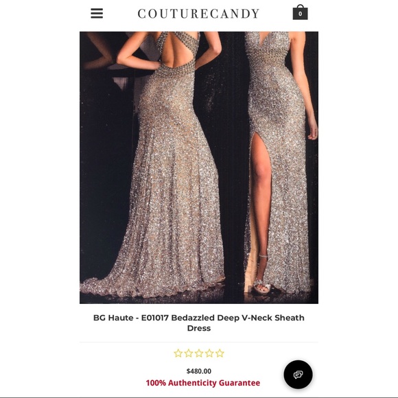 BG Haute | Dresses | Beautiful Embellished Bg Haute Prom Evening Gown ...